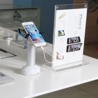 China COMER anti-theft alarm for android mobile phone display stand with charging function for sale