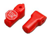 China COMER Security Hook lock Stoplok for shops chain stores EAS supermarket hook stopper for sale