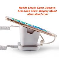 China COMER anti-theft alarm stands Anti-Lose charger plastic display Holder for mobile phone Exhibition for sale
