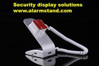 China COMER cell phone open security counter display system with charging cable and alarm sensor for sale