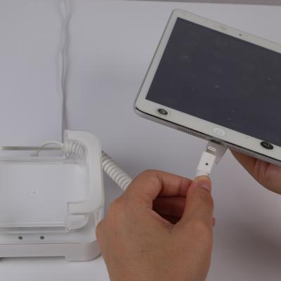 China COMER anti-theft locking system security alarm tablet holder with charger for sale