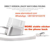 China COMER cellphone retail stores for gsm Mobile phone cable locking security stands for sale