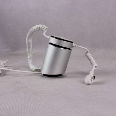 China COMER secured display stands for gsm mobile phone desk display anti-theft alarm sensor and charger cord for sale