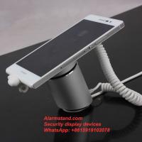 China COMER anti-theft cable lock retractable Secure Display Stand Mobile Phone Security Alarm Lock brackets for sale