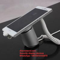 China COMER anti-theft cable lock retractable Secure Display Stand Mobile Phone Security Alarm Lock brackets for sale