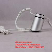 China COMER Mobile phone display stand security alarm system tablet security stand with alarm sensor cord for sale
