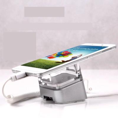 China COMER security alarm charging  display stand holder for cellphone stores with cable locking for sale