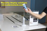 China COMER anti-theft alarm for android mobile phone display stand with charging function for sale