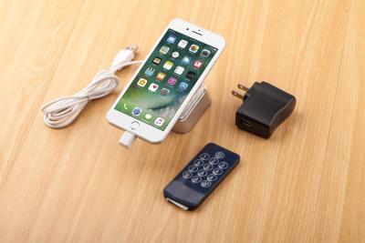 China COMER anti-lost cable locking alarm sensor cord Gripper stand mounts for mobile phone display holder for sale