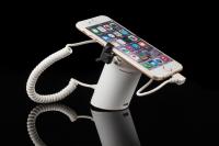 China COMER clip alarming stands security display holder for mobile phone with charging for sale