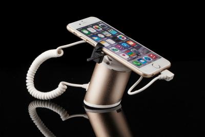 China COMER  anti-theft cable locking devices Gripper mobile phone security counter display for sale