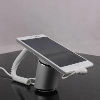 China COMER cell phone mobile phone stand holder rack for secure anti-theft with sensor alarm magnetic cable for sale