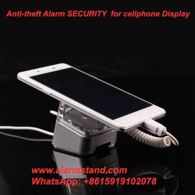 China COMER Mobile phone anti-lost alarm security anti-theft display racks for sale