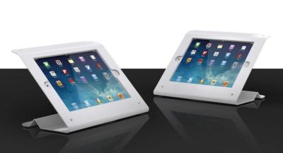 China COMER anti theft lock tablet counter-top display mounted 360 degree rotating tablet stand for digital retail stores for sale