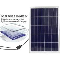 China Cool White 150W Polysilicon Solar Floodlight Outdoor Waterproof Garden Security Lamp for sale