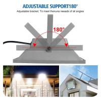 China 50w Led Solar Powered Outdoor IP67 Waterproof Flood Lights with Remote Control for sale