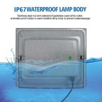 China 50w Led Solar Powered Outdoor IP67 Waterproof Flood Lights with Remote Control for sale