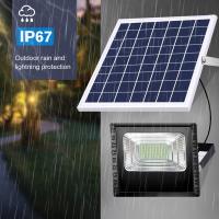 China 100W Polysilicon Solar Floodlight Light Control Manufacturer for sale