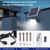 China LED Remote Operated Flood Lights Battery Powered Solar Flood Lights 200W for sale