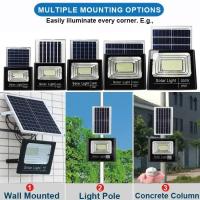 China 200W IP67 waterproof solar powered outside security lights led floodlight for sale