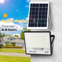 China ABS LED Solar Floodlight Waterproof IP67 Solar Flood Light With Remote for sale