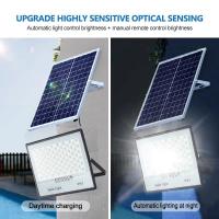China IP67 Waterproof Solar Powered Landscape Flood Lights Outdoor With 8AH Battery for sale