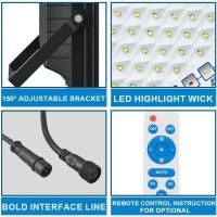 China Cool White Outdoor Solar Powered Garden Floodlights IP67 With Nano Reflector Cup for sale