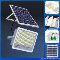China High Brightness 50w Solar Flood Light 4 In One LED Beads Security Lights With Solar Panel for sale