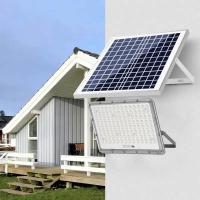 China Polysilicon Solar Floodlight 100W Waterproof Solar Powered LED Flood Light for sale