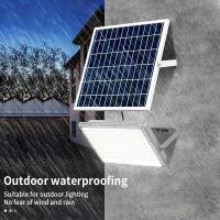 China 150W Four Core Nano Lamp Beads Solar Security Light With Remote Control / Timer for sale