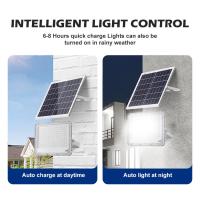China Polysilicon Solar Floodlight 100W Waterproof Solar Powered LED Flood Light for sale