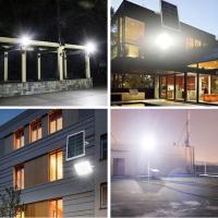 China 3098lm Polysilicon Solar Floodlight with Remote Control Outdoor Waterproof Garden Lamp for sale