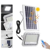 China Cool White Solar Powered Floodlights Ip67 Waterproof 60w Solar Flood Light for sale