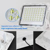 China 100w Waterproof Polysilicon Solar Powered Security Light With Remote Control for sale