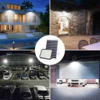 China 150w Five-in-one LED Beads Solar Powered Panel Outdoor Security Led Garden Flood Lights for sale