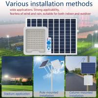 China 200W Cool White Solar Landscape Flood Lights With Remote Control for sale