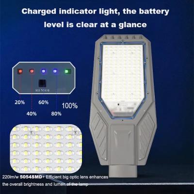 China 200W Split Solar Street Light , Rechargeable Smart Solar Garden Lights for sale