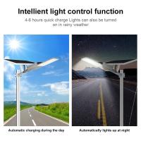 China Waterproof Full Screen Split Solar Street Light 100w Price for sale