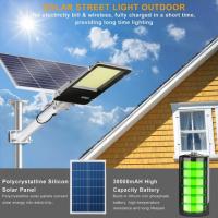 China Outdoor Solar Energy Street Lamp IP65 Solar Street Light With Inbuilt Lithium Ion Battery for sale