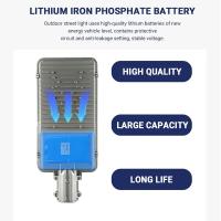 China Custom Split Solar Street Light 100 Watt Commercial Solar Street Light With Remote Control for sale