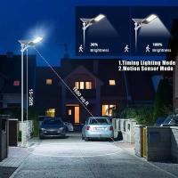 China ABS Split Solar Street Light 50w Outdoor Waterproof Solar Garden Street Light for sale