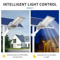 China Gray Split Solar Street Light 100W High Power Solar Garden Lights IP65 for sale