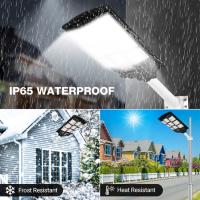 China 100W Solar Street Light Solar Induction Lamp IP65 Automatic On Off With Motion Sensor for sale