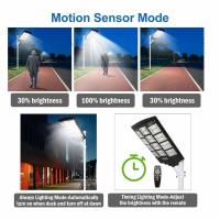 China Outdoor 200w All In One Solar Street Light Motion Sensor Weather Resistant for sale