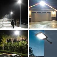 China 100W Solar Street Light Solar Induction Lamp IP65 Automatic On Off With Motion Sensor for sale