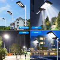 China Outdoor 200w All In One Solar Street Light Motion Sensor Weather Resistant for sale