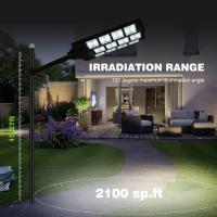 China 100W Solar Street Light Solar Induction Lamp IP65 Automatic On Off With Motion Sensor for sale