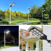 China Gray Integrated Solar Street Light IP65 100W Outdoor Solar Street Lamp for sale