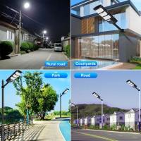 China WaterProof Solar Street Light IP65 Integrated Solar Street Lamp With Radar Sensor for sale