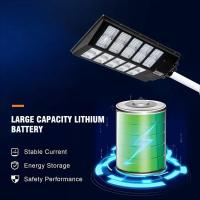 China Solar Induction Wall Lamp 600w Solar Street Light With Remote Control / Sensor Control for sale